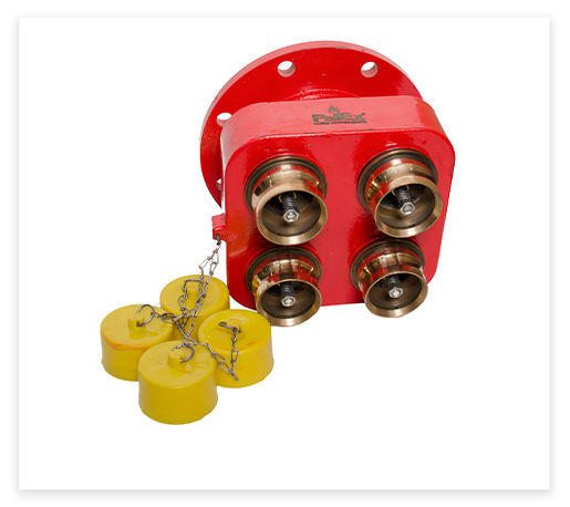 Buy Fire Fighting 4 Way Fire Brigade Connection Online at Best Prices ...